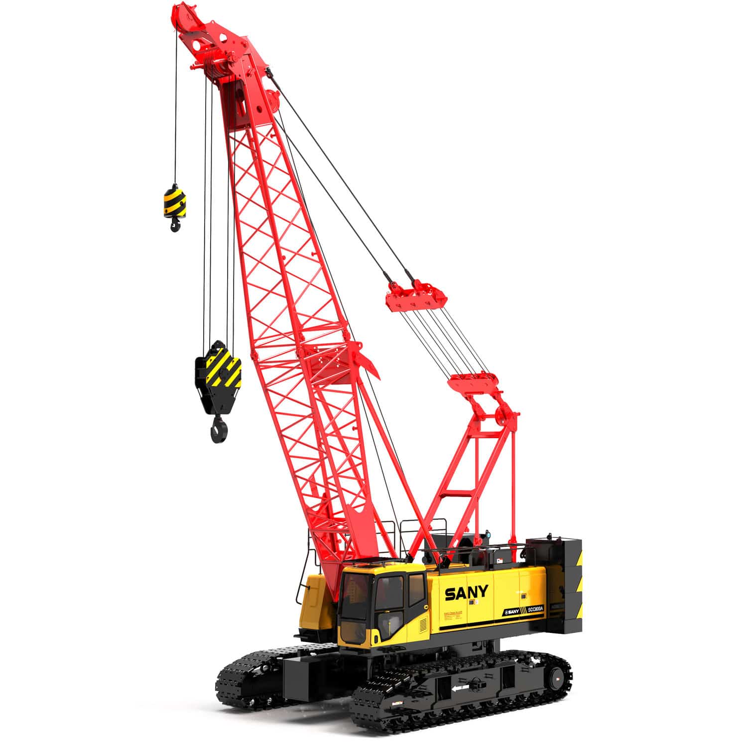 Crawler crane - SCC1000A - SANY - boom / lattice / for construction