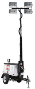 Metal halide light tower - LT6K - Multiquip, Inc. - diesel engine
