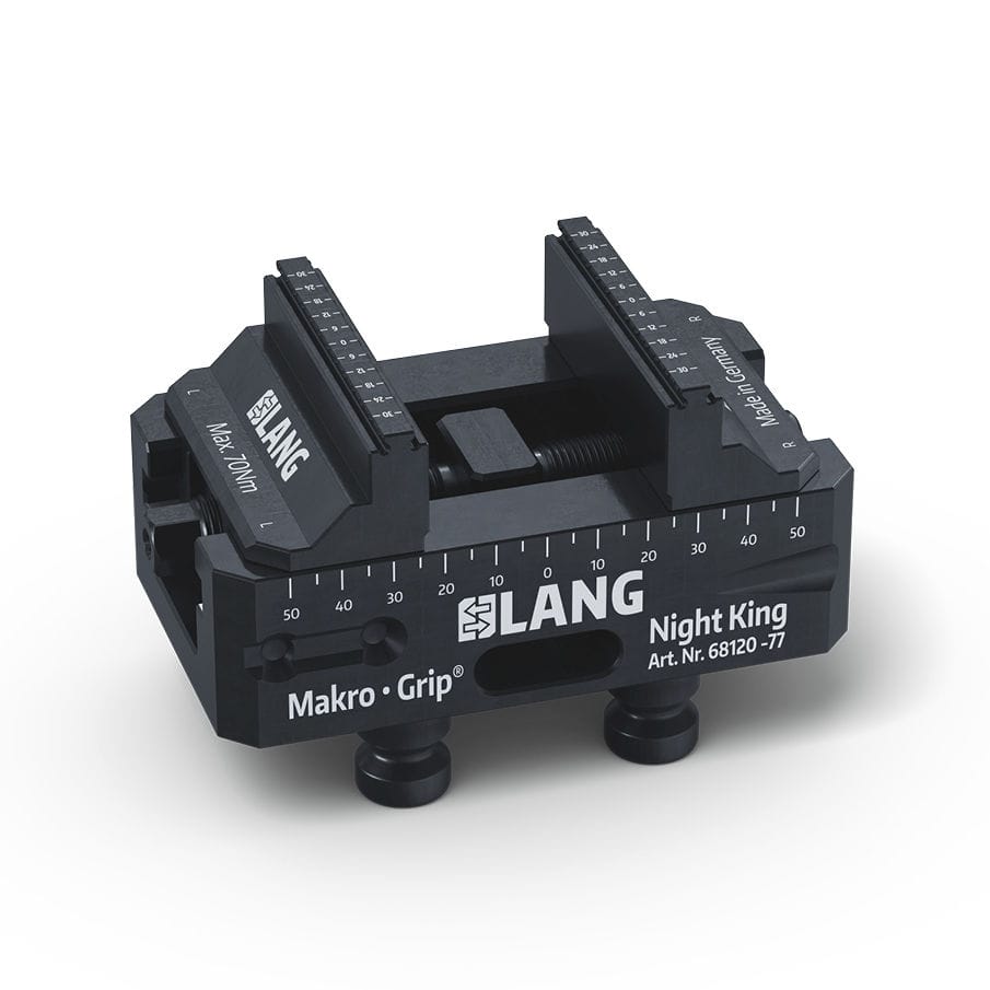 Machine vise - 68120-77 - LANG Technik - 5-axis / horizontal / 3-sided