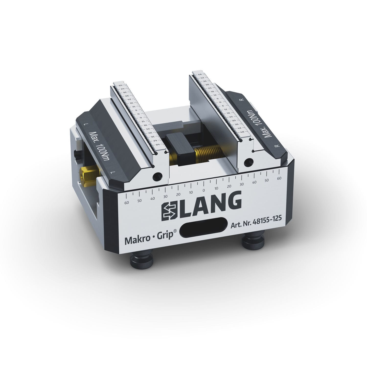 Machine tool vise - 48155-125 - LANG Technik - modular / 5-axis ...