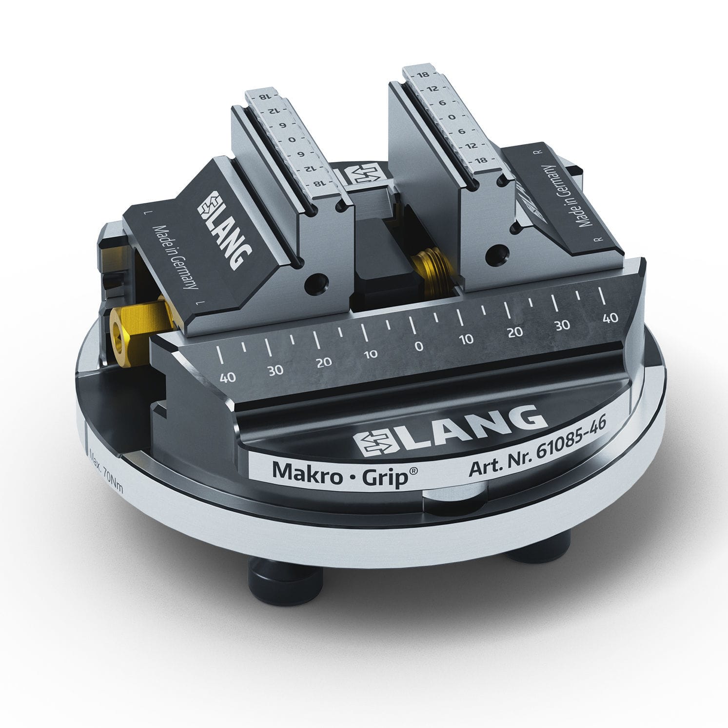 5-axis machine tool vise - 61085-46 - LANG Technik - vertical / 5-axis ...