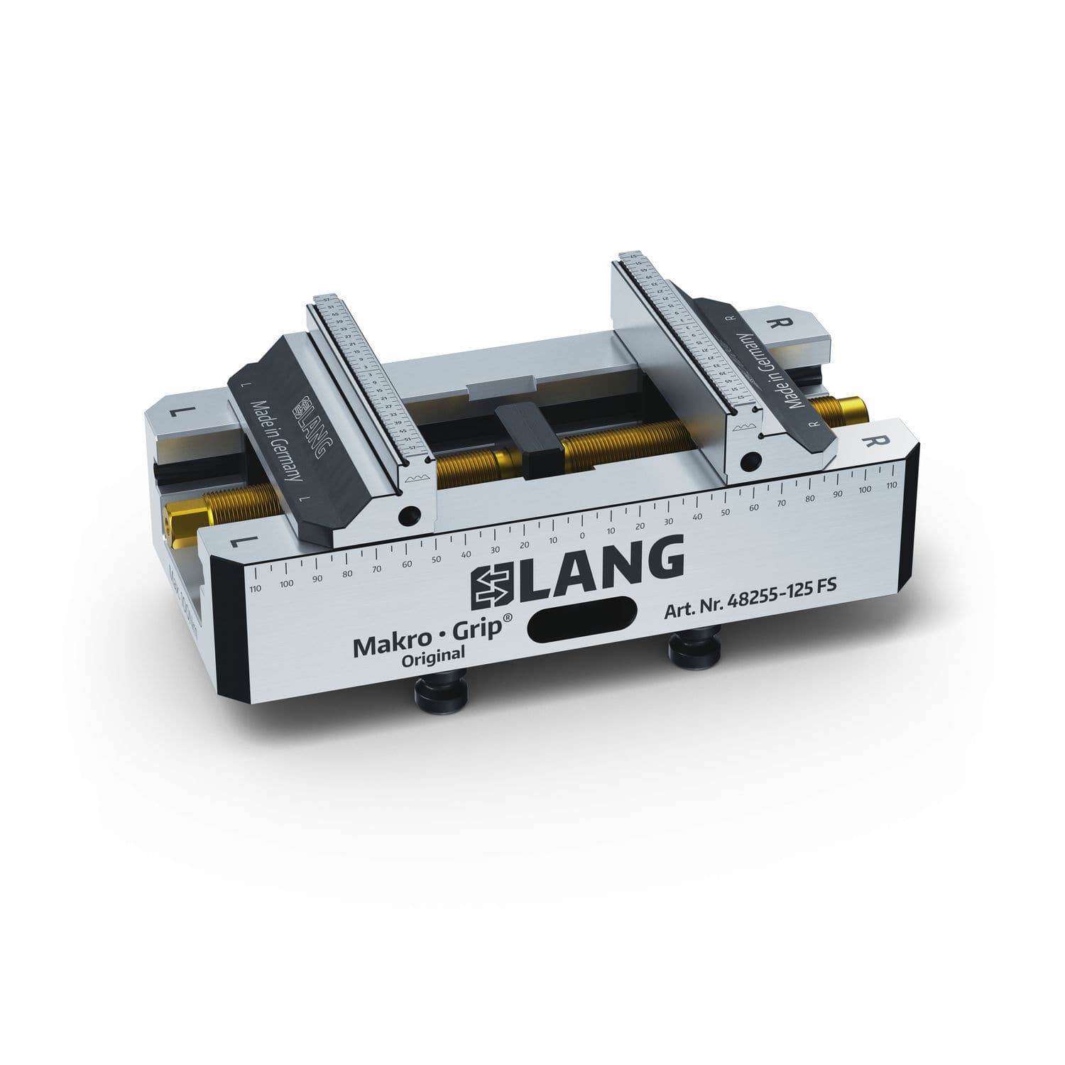 Machine tool vise - 48255-125 FS - LANG Technik - 5-axis / horizontal