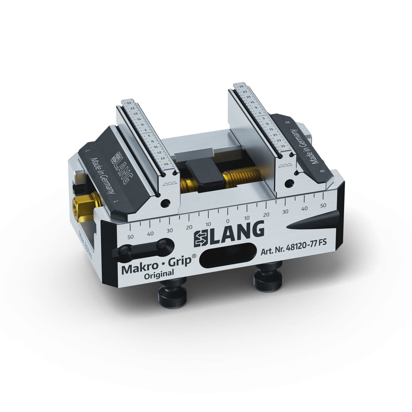 Machine tool vise - 48120-77 FS - LANG Technik - 5-axis / machining