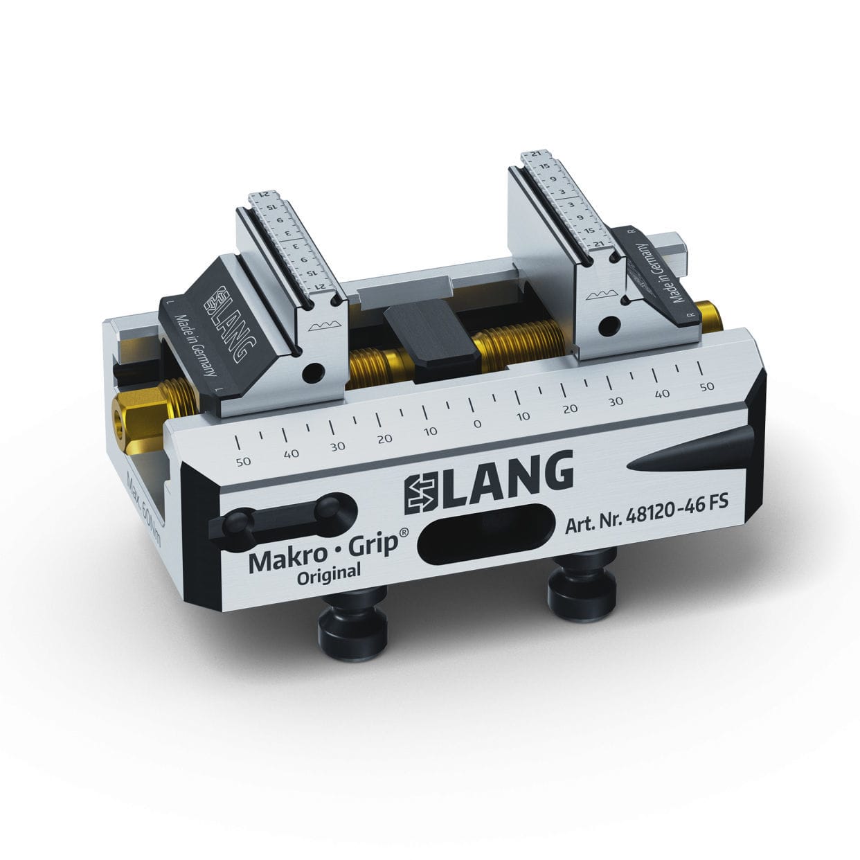 Machine tool vise - 48120-46 FS - LANG Technik - 5-axis