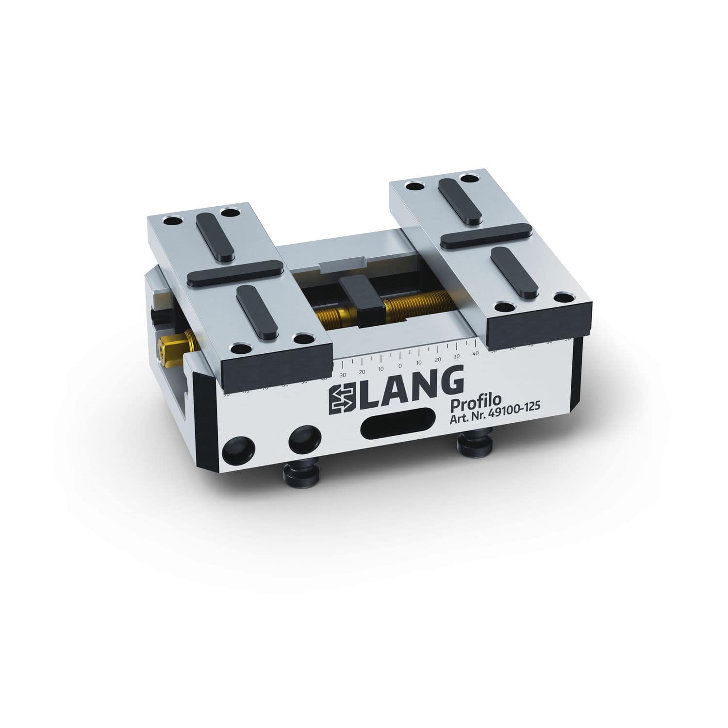 Machine tool vise - 49100-125 - LANG Technik - flexible