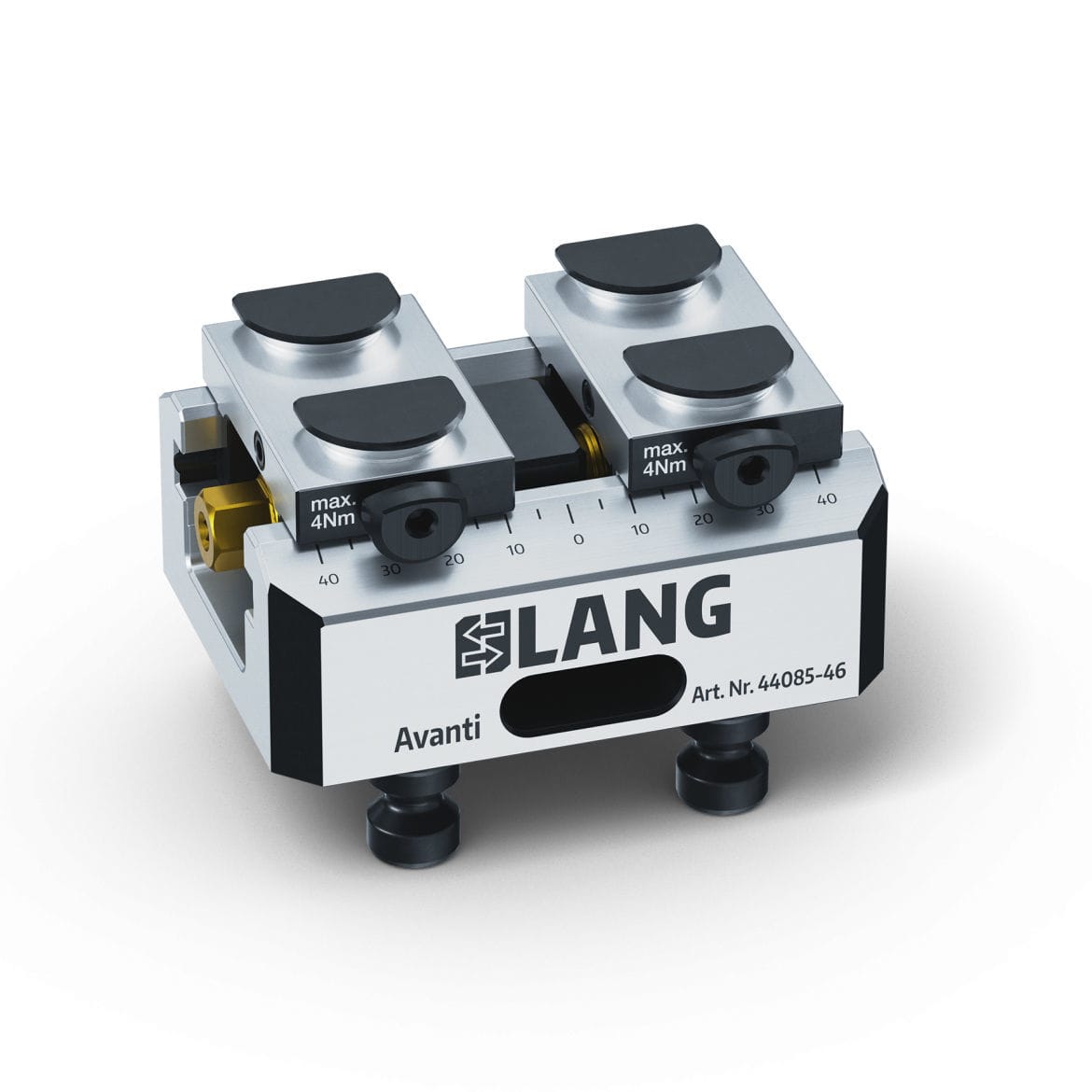 Vise with clamping system - 44085-46 - LANG Technik - machine / 4-sided ...