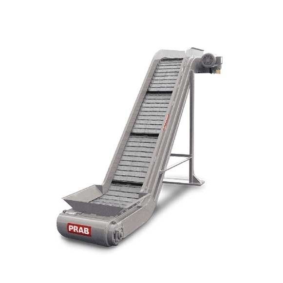 Hinged belt conveyor - Steel Belt Conveyors - PRAB - apron / hinged ...