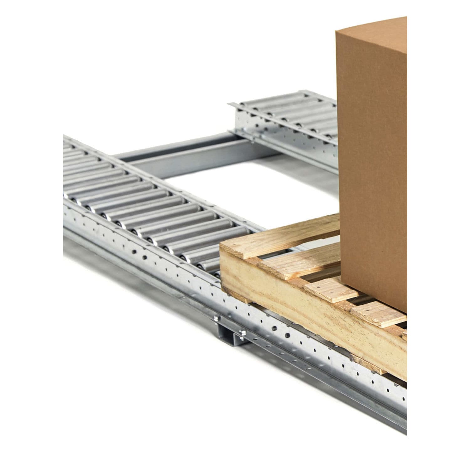 Storage warehouse shelving - pallet track - UNEX Manufacturing ...