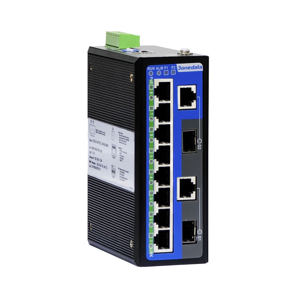 Managed ethernet switch - IES6210 Series - 3onedata Co.,Ltd. - 12 ports ...