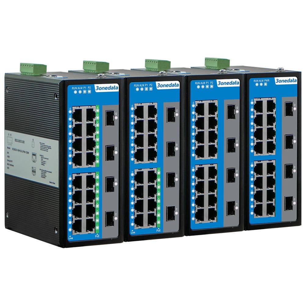 Unmanaged switch - IES2220 Series - 3onedata Co.,Ltd. - 20 ports / gigabit Ethernet / layer 2