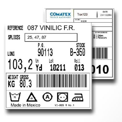 Inspection software - QUALITY - Comatex Textile Machinery - label ...