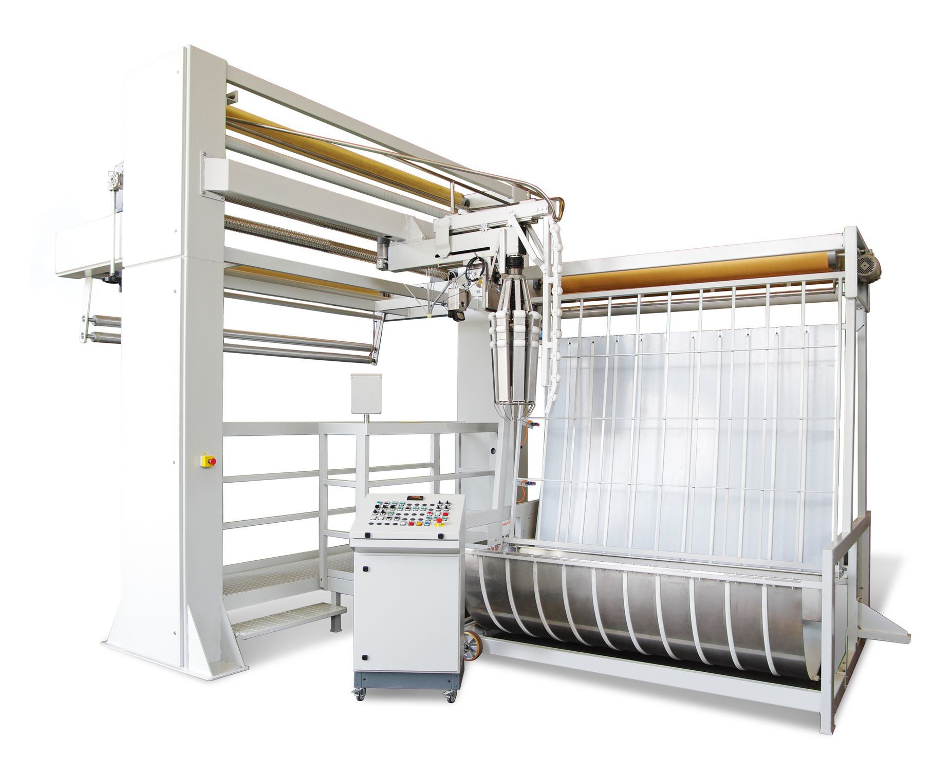 Tubular fabric slitting machine - AT PRO - Comatex Textile Machinery ...