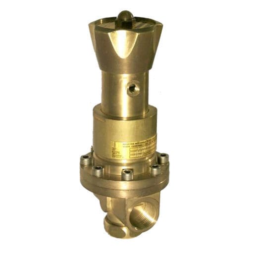 Air and gas back-pressure regulator - B075 - IMF - spring / stainless ...