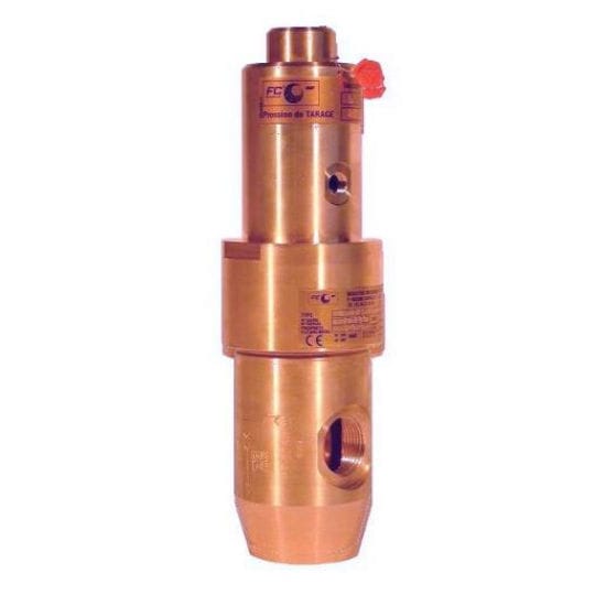 Gas safety valve - S105 - S107 - IMF - BSP / flow-control / stainless steel