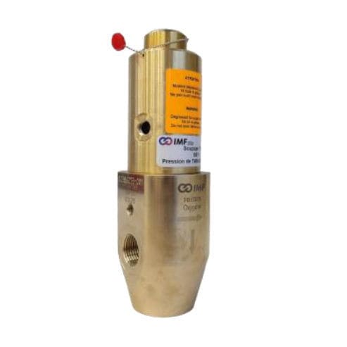 Gas safety valve - S971 - IMF - BSP / flow-control / brass