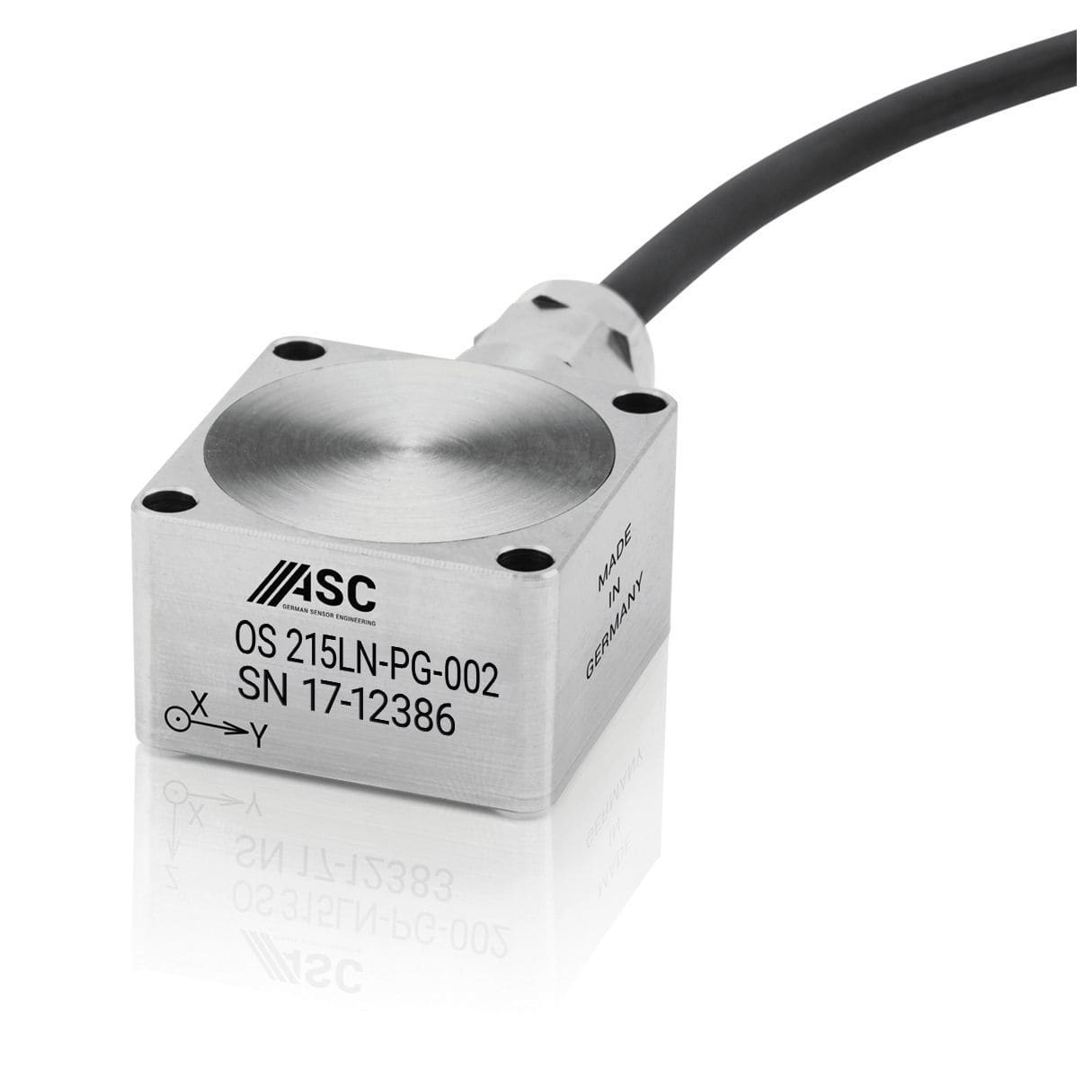 Biaxial accelerometer - ASC OS-215LN-PG - ASC - capacitive / low-noise ...