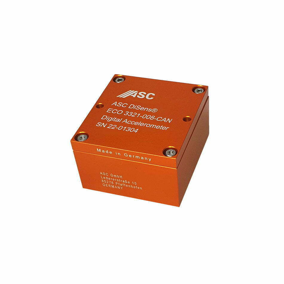 Triaxial accelerometer - ASC DiSens® ECO-3321 - ASC - capacitive / MEMS / industrial