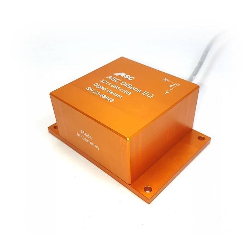 Triaxial accelerometer - ASC DiSens® EQ-3211 - ASC - capacitive / MEMS / digital