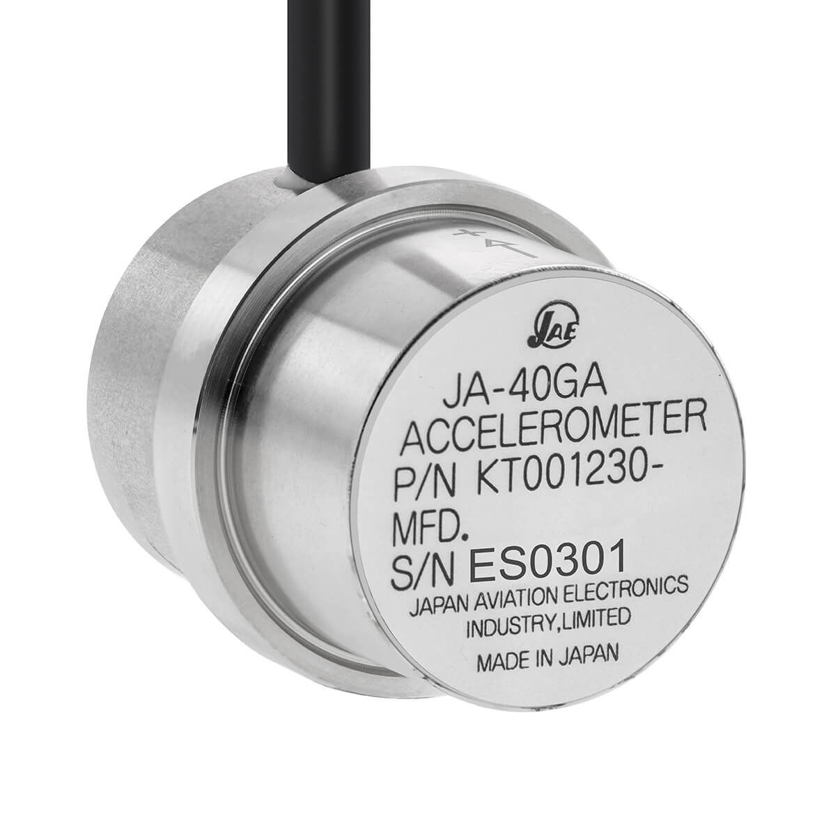 1-axis accelerometer - JA-40GA - ASC - piezoelectric / analog / current output