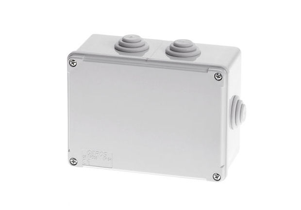 Wall-mounted junction box - 150 x 110 x 75 mm, IP 54 | GR17058 - GEROS ...