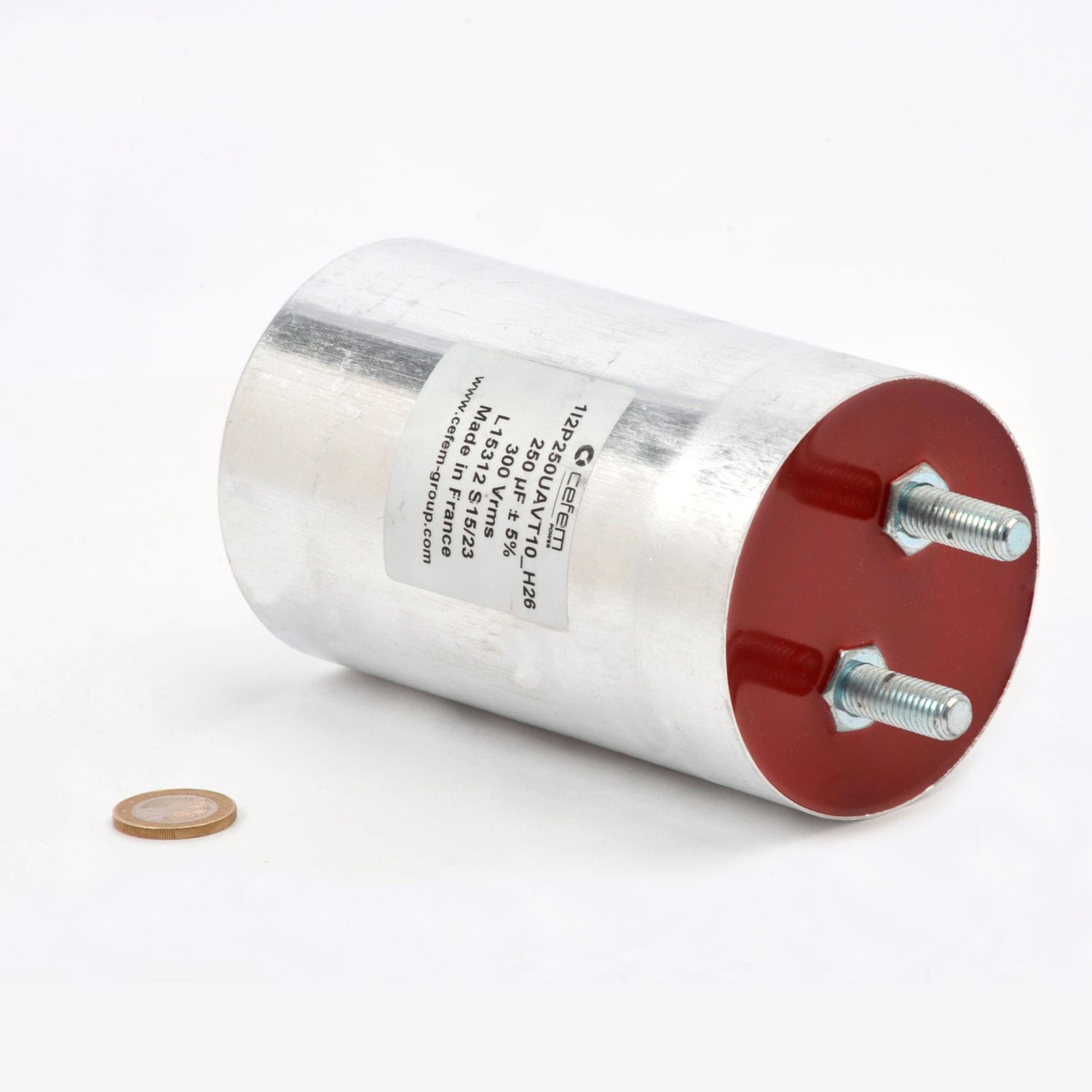 Film capacitor - Cefem Group - cylindrical / power / filter