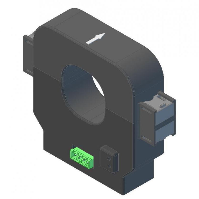 Open-loop Hall effect current sensor - HJA1K5T01 - Electrohms - panel ...
