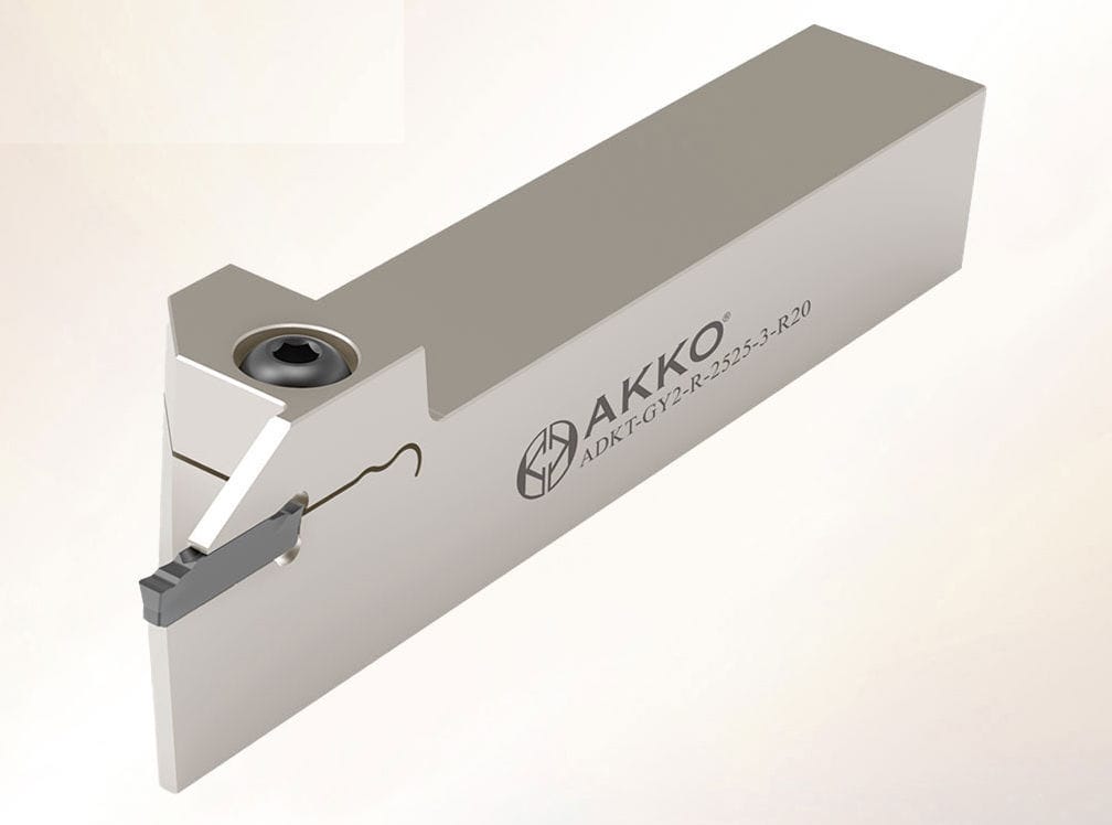 Set screw tool holder - ADKT-GY2 series - AKKO CUTTING TOOLS - grooving / for external turning