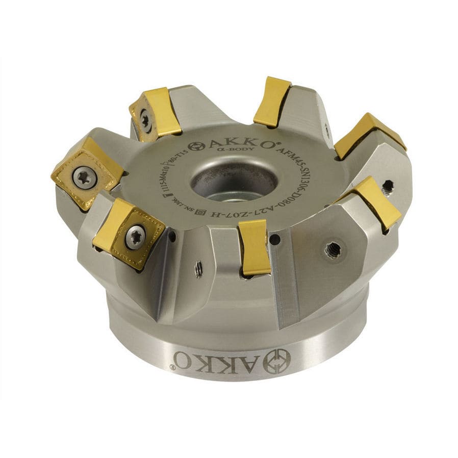 Insert milling cutter - AFM45-SN1306-D series - AKKO CUTTING TOOLS - face