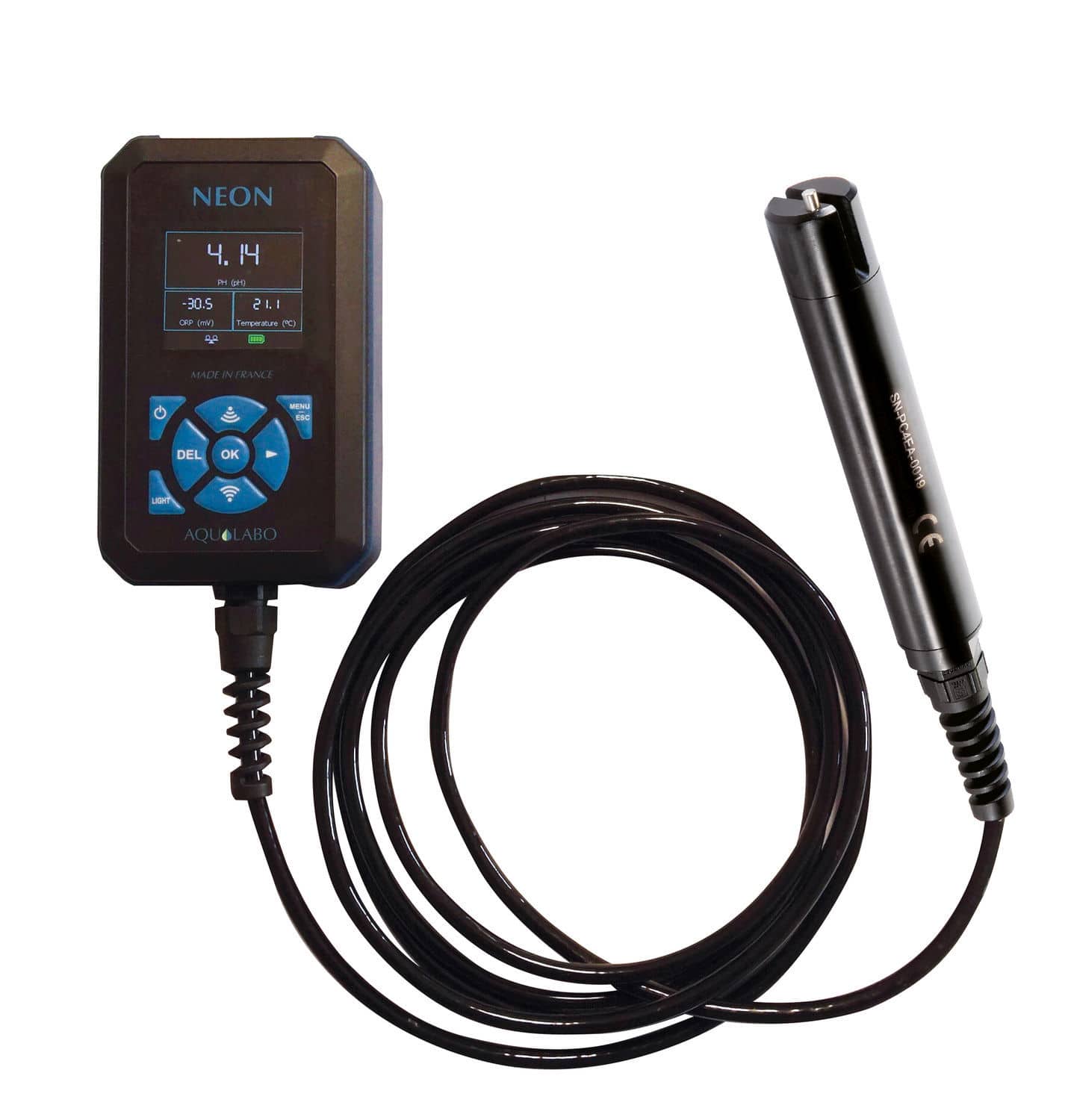 Portable conductivity meter - NEON C4E - AQUALABO - digital / with automatic temperature ...