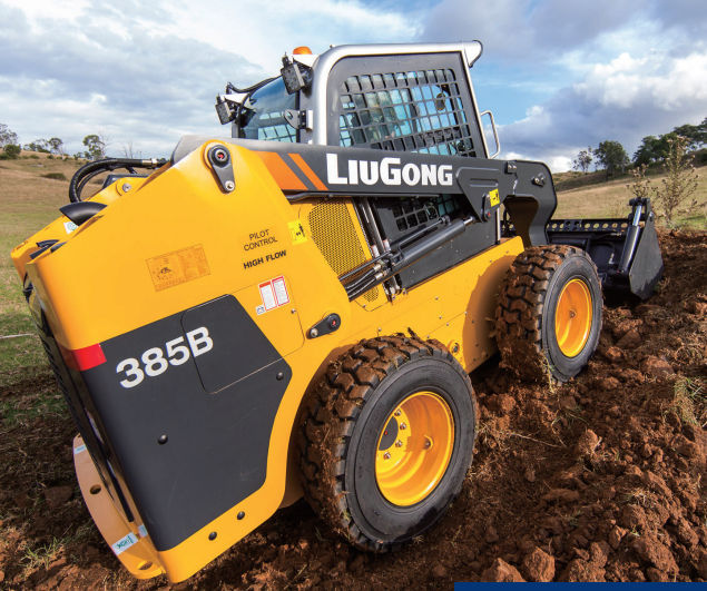 Diesel skid steer loader - 385B series - Guangxi Liugong Machinery Co ...