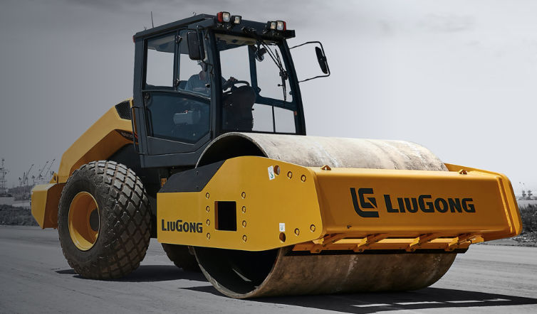 Single-cylinder road roller - 6612E - Liugong Construction Machinery N ...