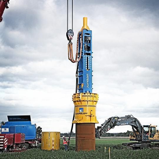 Hydraulic pile-driving hammer - HHK S - Junttan Oy