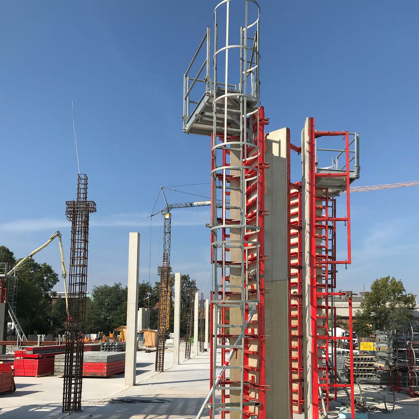 Frame formwork - CaroFalt - MEVA Schalungs-Systeme - column / steel