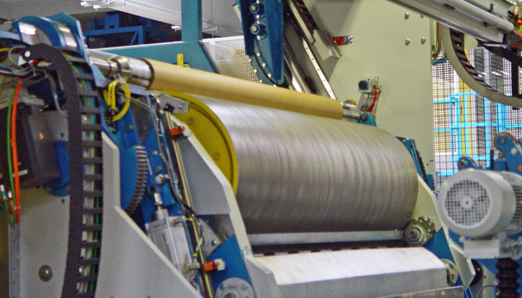 Non-woven winder - M271-01 - Menzel - fabric / automatic