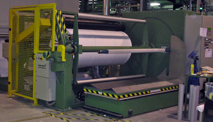 Fabric winder - M275-02 - Menzel - automatic / turret / batch