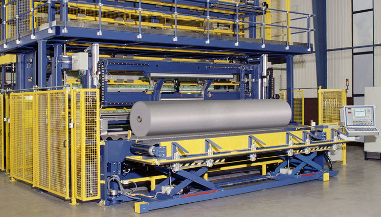 Fabric winder - M276-01 - Menzel - non-woven / automatic / process