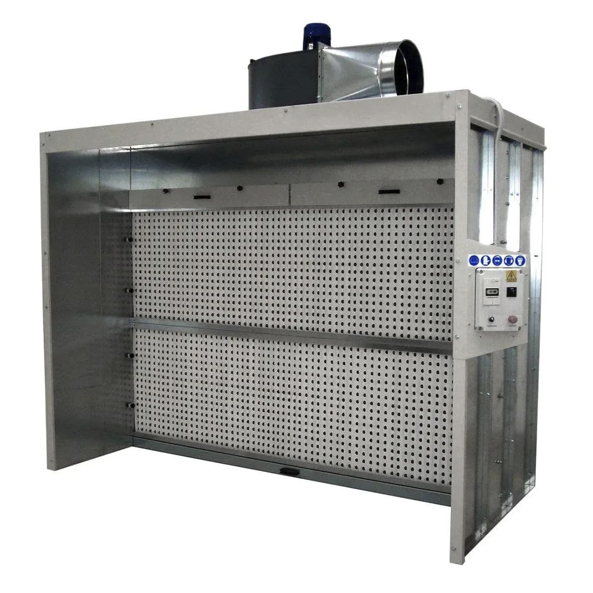 Open powder coating booth - ZINCO SEC SMART - GGE srl - dry filter ...