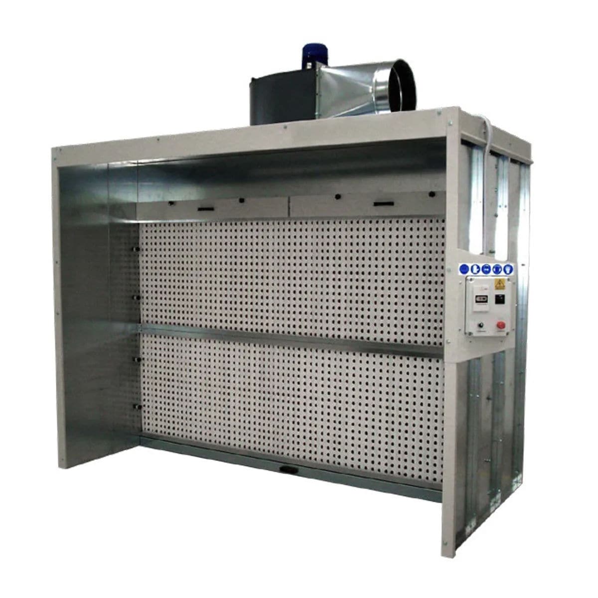 Open powder coating booth - ZINCO SEC CARB series - GGE srl - dry ...