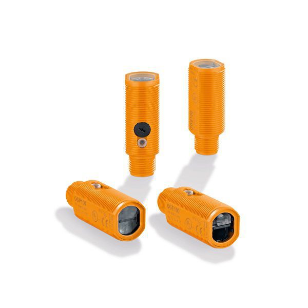 Diffuse reflective photoelectric sensor - OGx10x series - ifm electronic - retroreflective ...