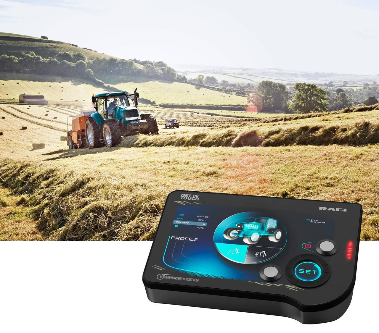 HMI terminal with touch screen - FLEXSCAPE - RAFI GmbH & Co. KG - handheld