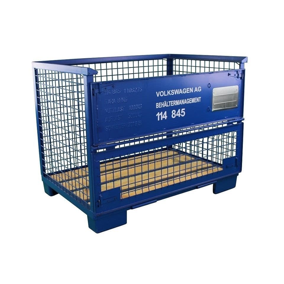 Wire mesh pallet box - VW 114845 - Schneider