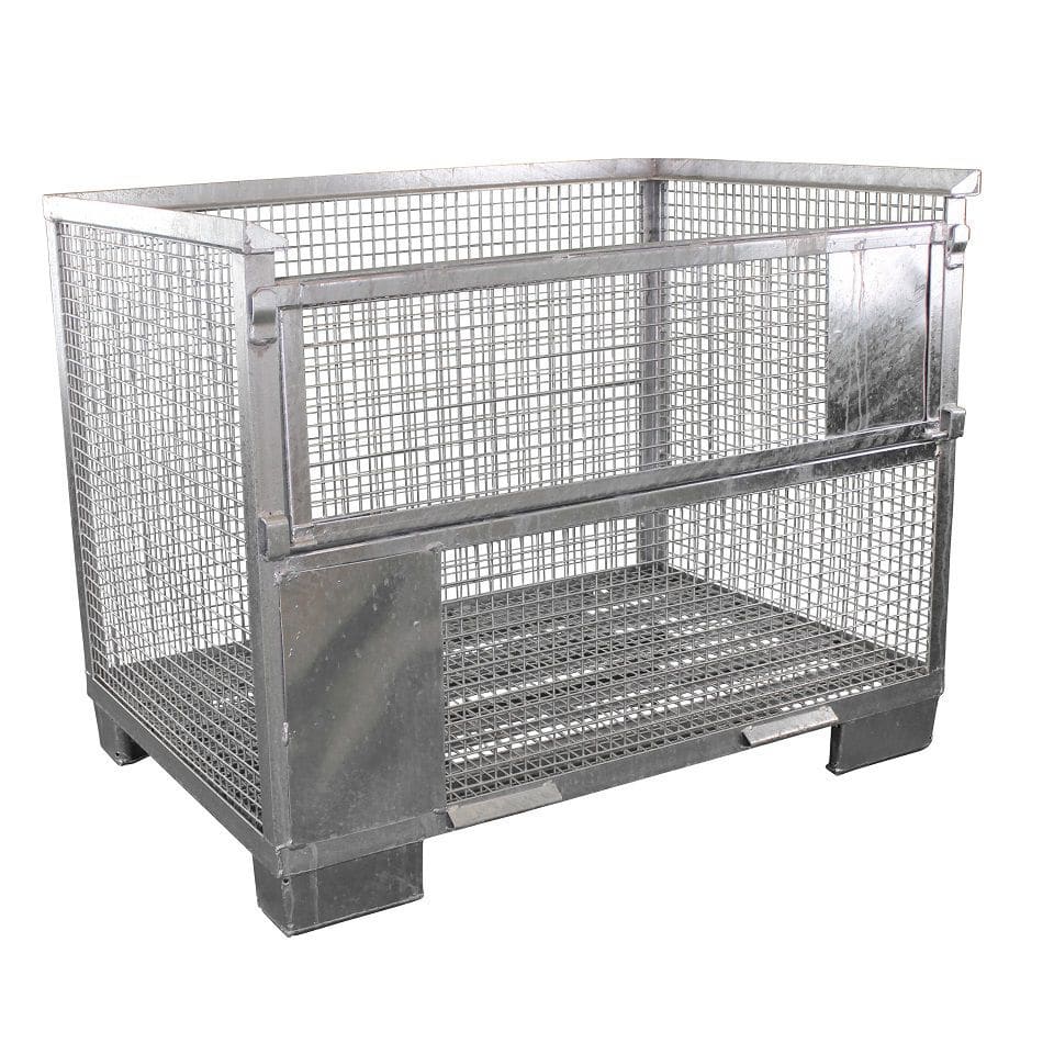 Wire mesh pallet box - VUG0076 - Schneider - storage
