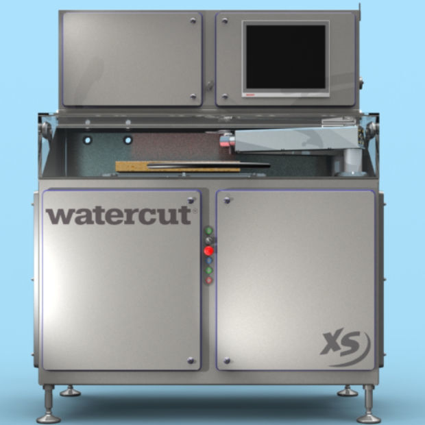 Slicing machine with waterjet cutting - XS - Watercut - for frozen products / pastry product ...