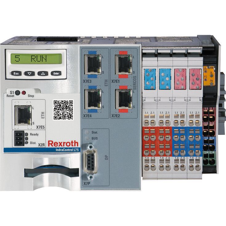 On-board PLC - CML75 series - Bosch Rexroth - Electric Drives and Controls - DIN rail / with ...
