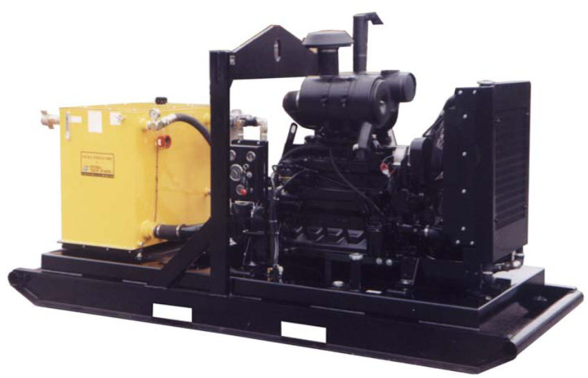 Diesel engine hydraulic power unit - HT150DJV - Hydra-Tech Pumps ...