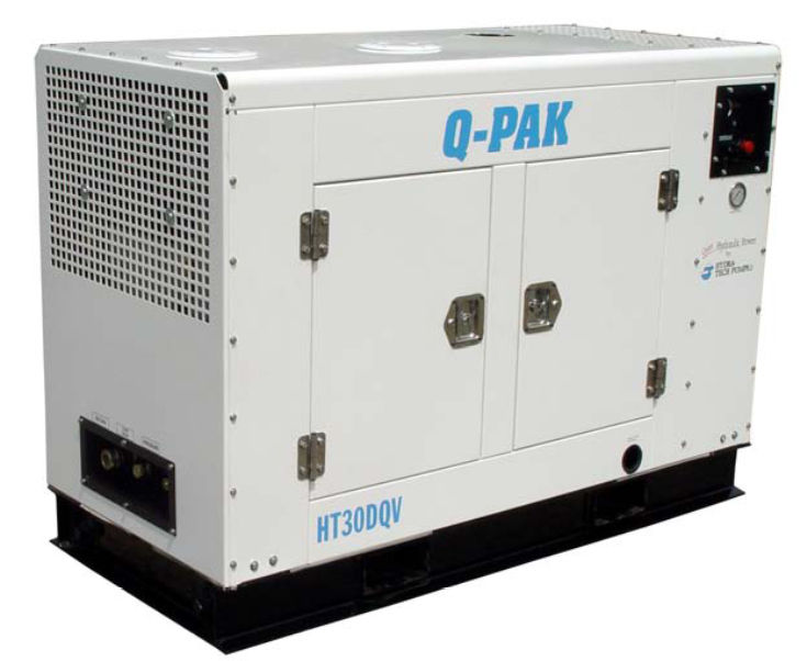 Diesel engine hydraulic power unit - HT30DQV - Hydra-Tech Pumps - low-noise