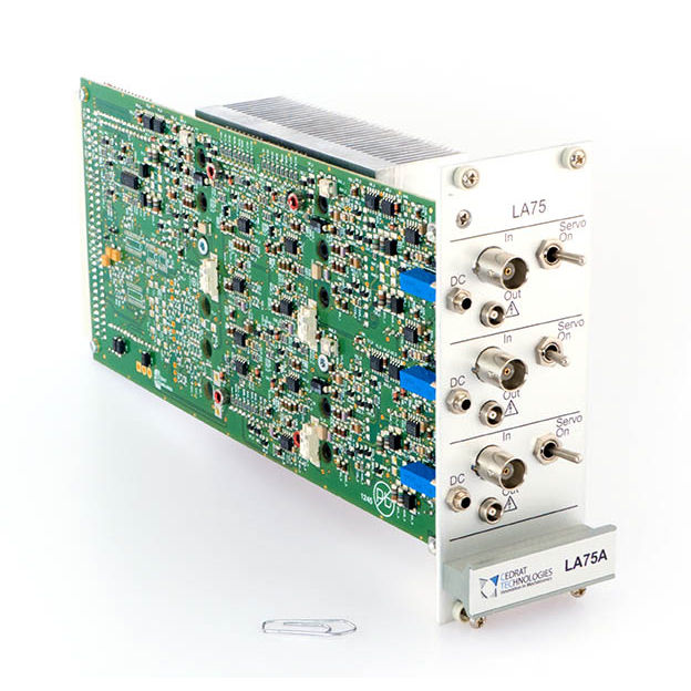 Actuator controller with integrated amplifier - LA75A - CEDRAT TECHNOLOGIES - linear
