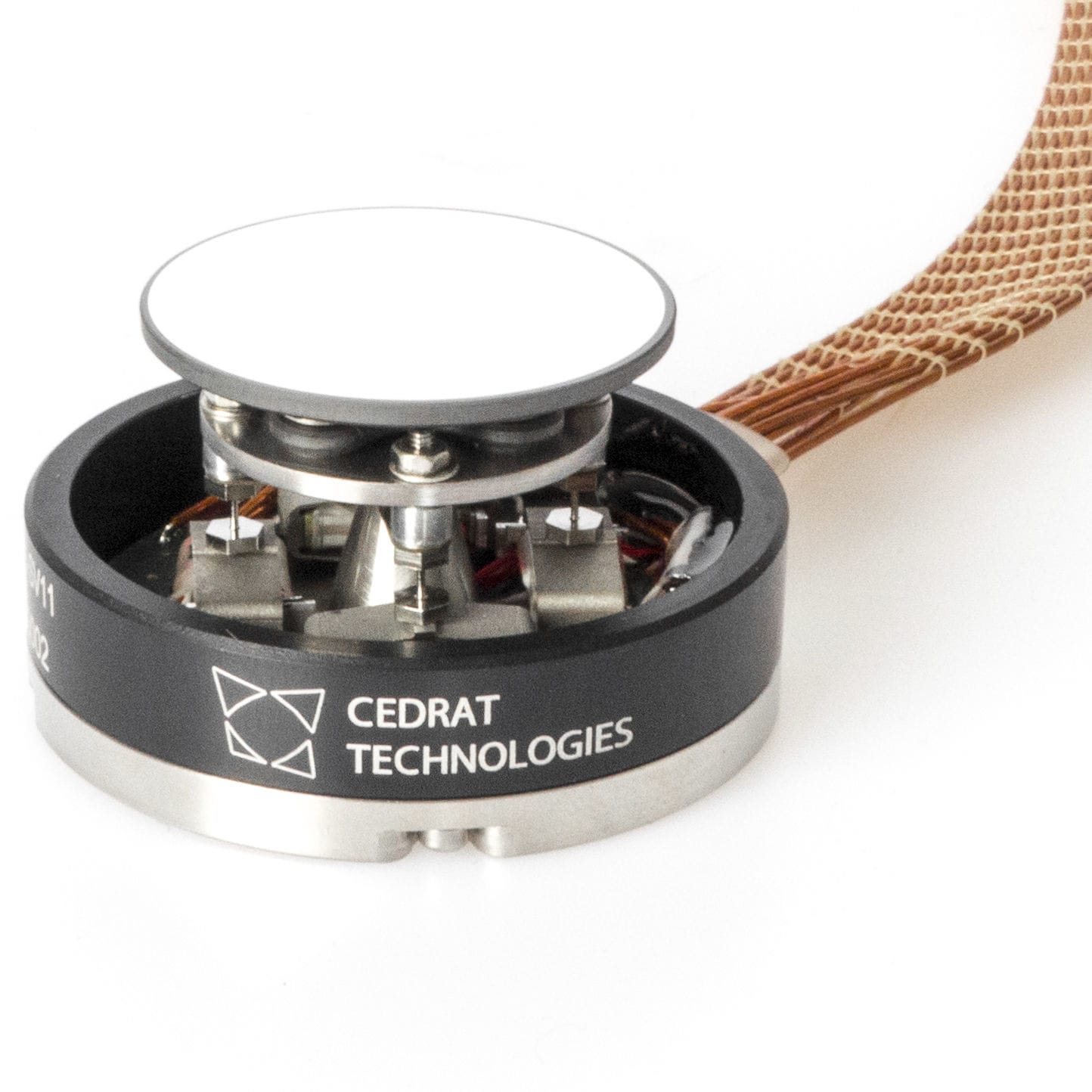 Tip-tilt fast-steering platform - DTT35XS-SG - CEDRAT TECHNOLOGIES - fused silica