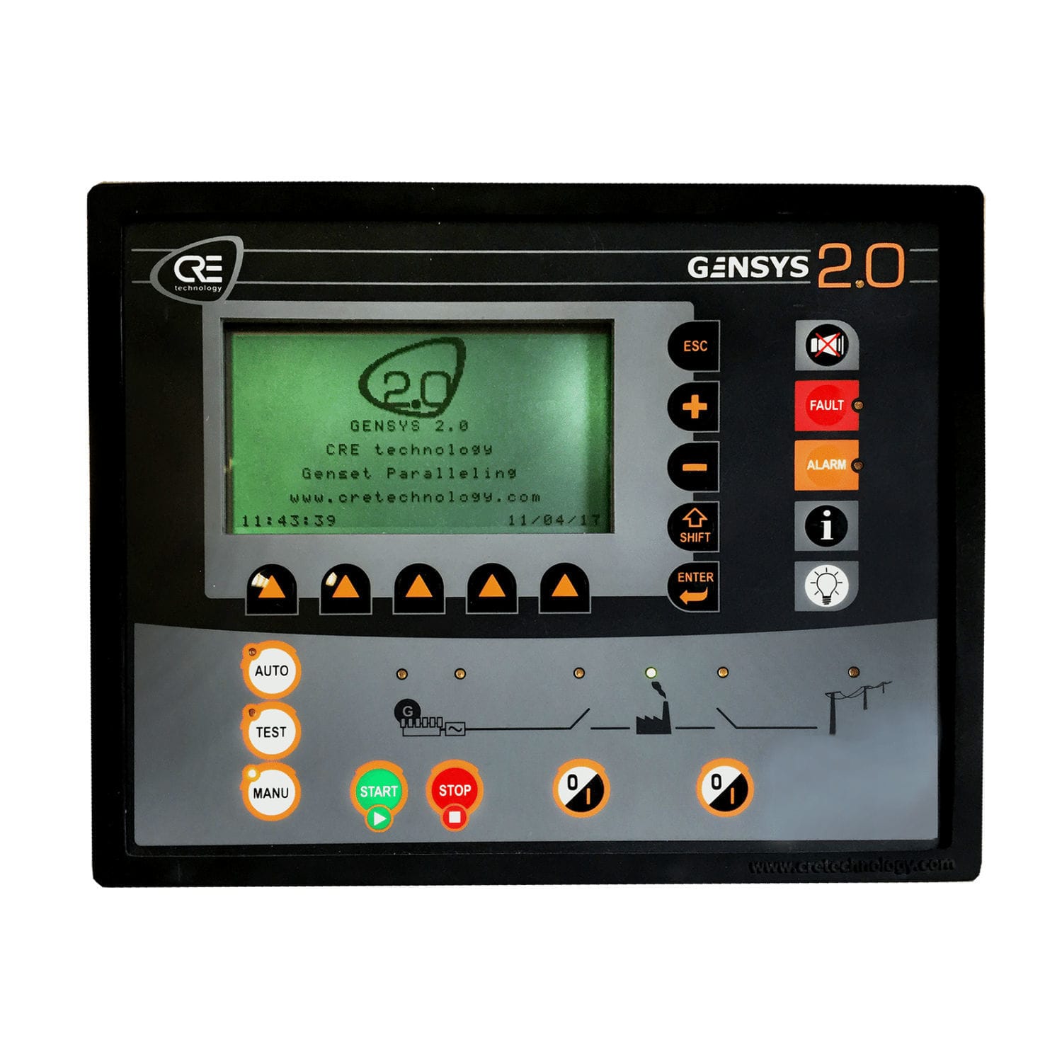 Automatic generator set controller - GENSYS 2.0 - CRE TECHNOLOGY ...