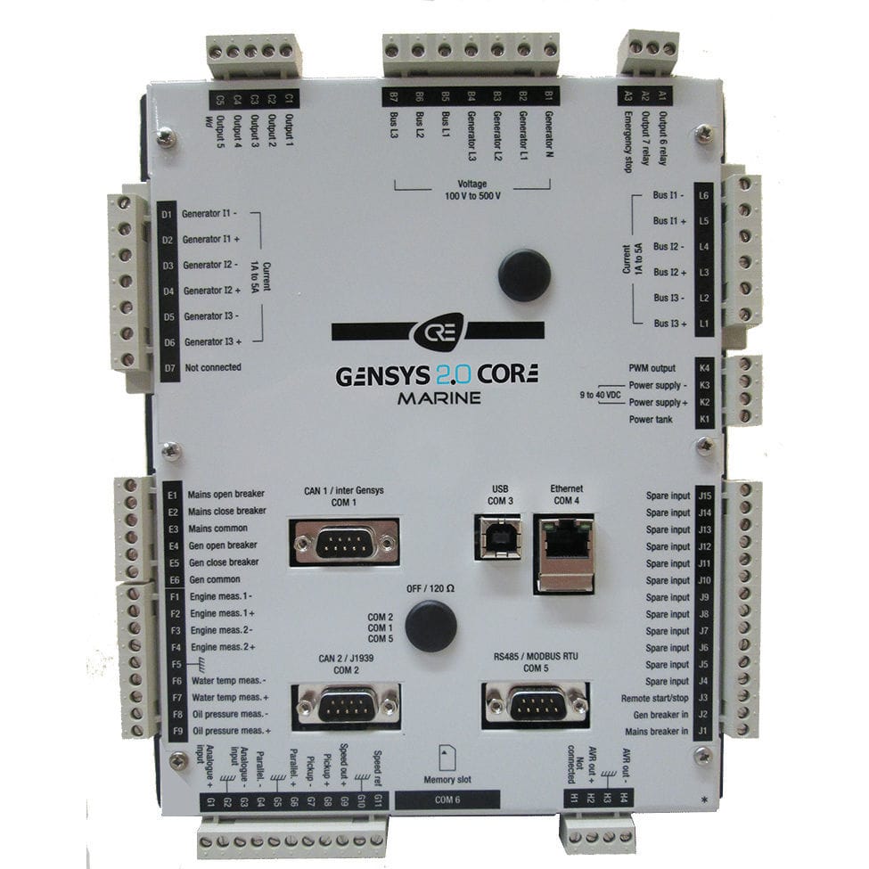 Generator set controller for marine applications - GENSYS 2.0 MARINE ...